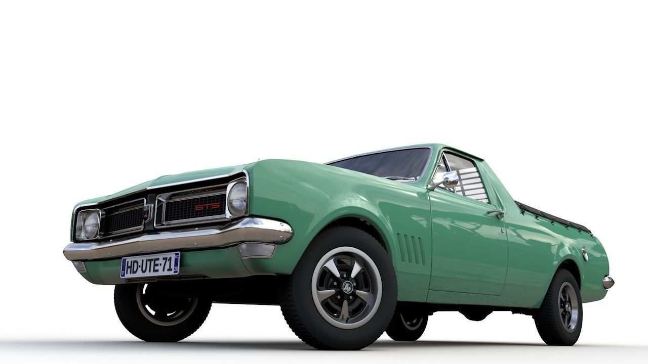 HOLDEN HG UTE GTS 1971 3D model | CGTrader
