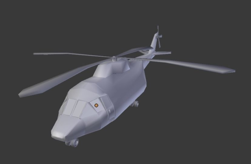 cargo helicopter 3D model | CGTrader