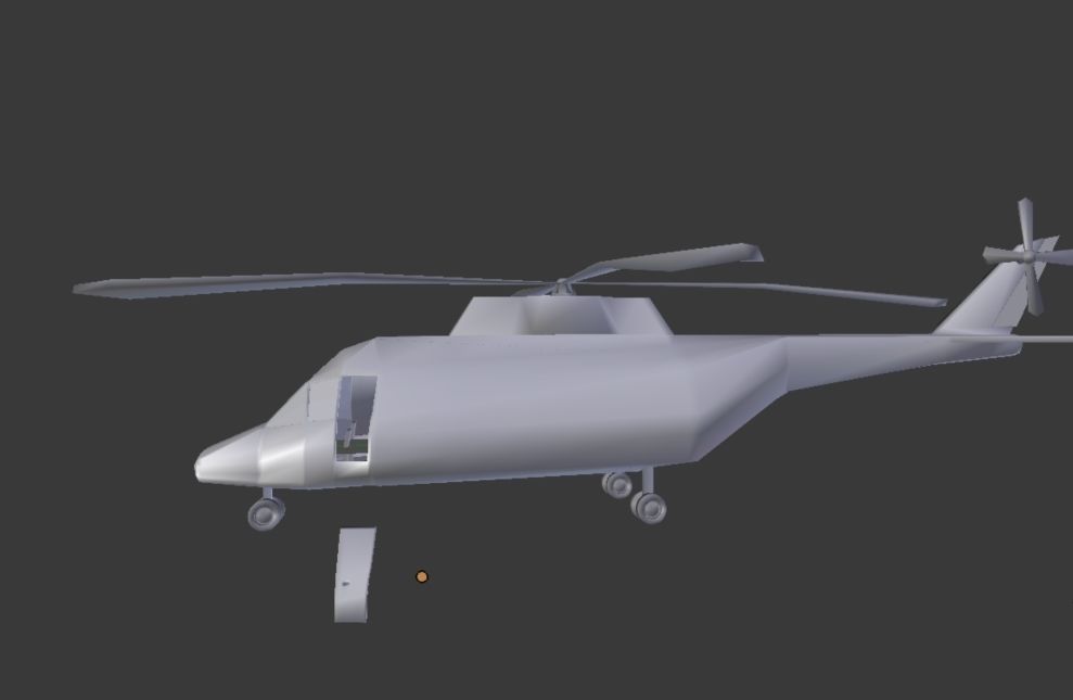 cargo helicopter 3D model | CGTrader
