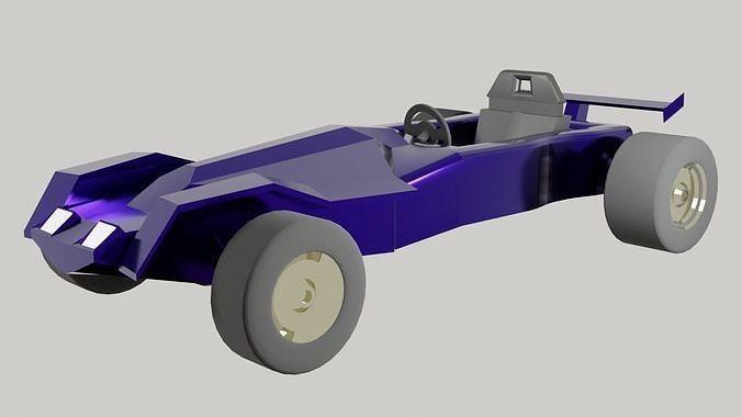 3D model Racing car - Formula1 concept VR / AR / low-poly | CGTrader