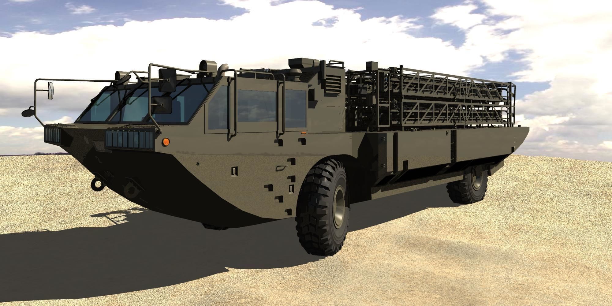 JGSDF Type94 Beach Minelayer Vehicle 3D model | CGTrader