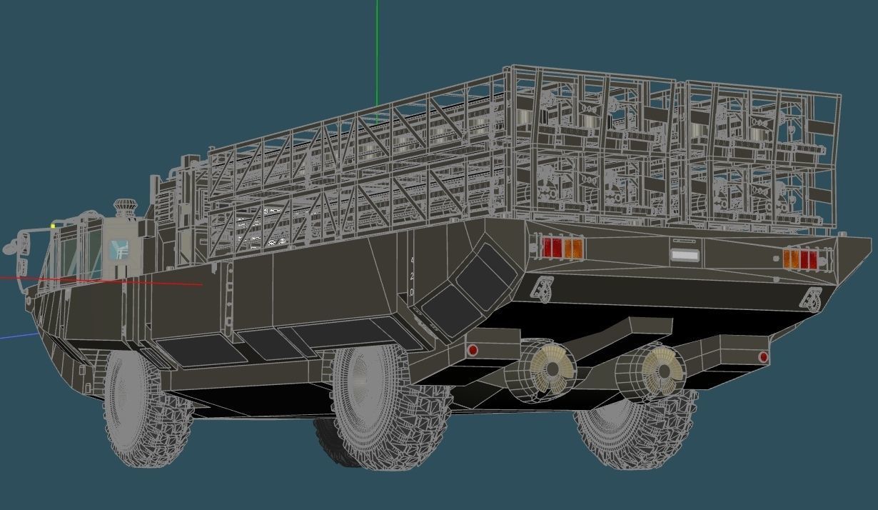 JGSDF Type94 Beach Minelayer Vehicle 3D model | CGTrader