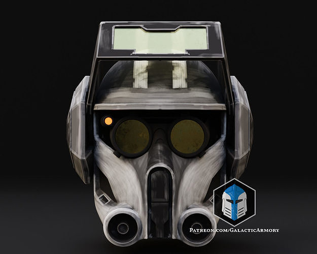 Bad Batch Tech Helmet 3D model 3D printable | CGTrader