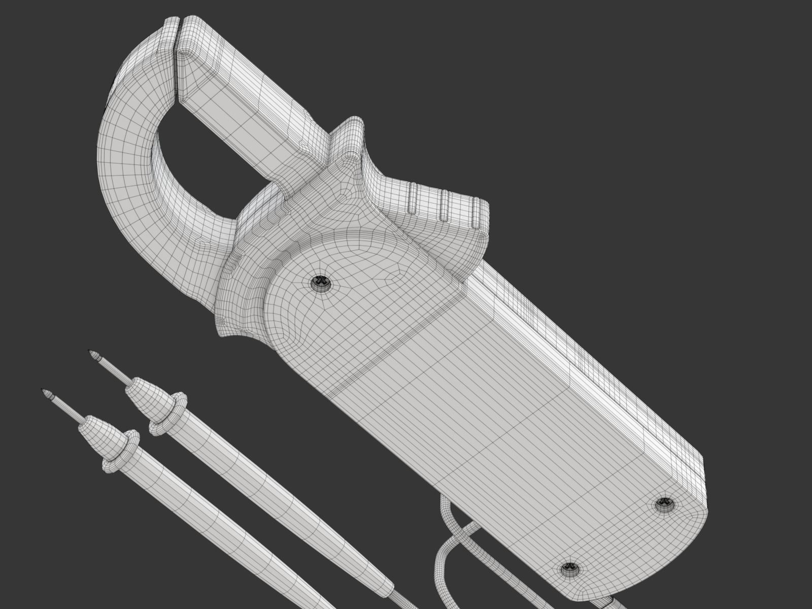 Digital Clamp Meter 3D model | CGTrader