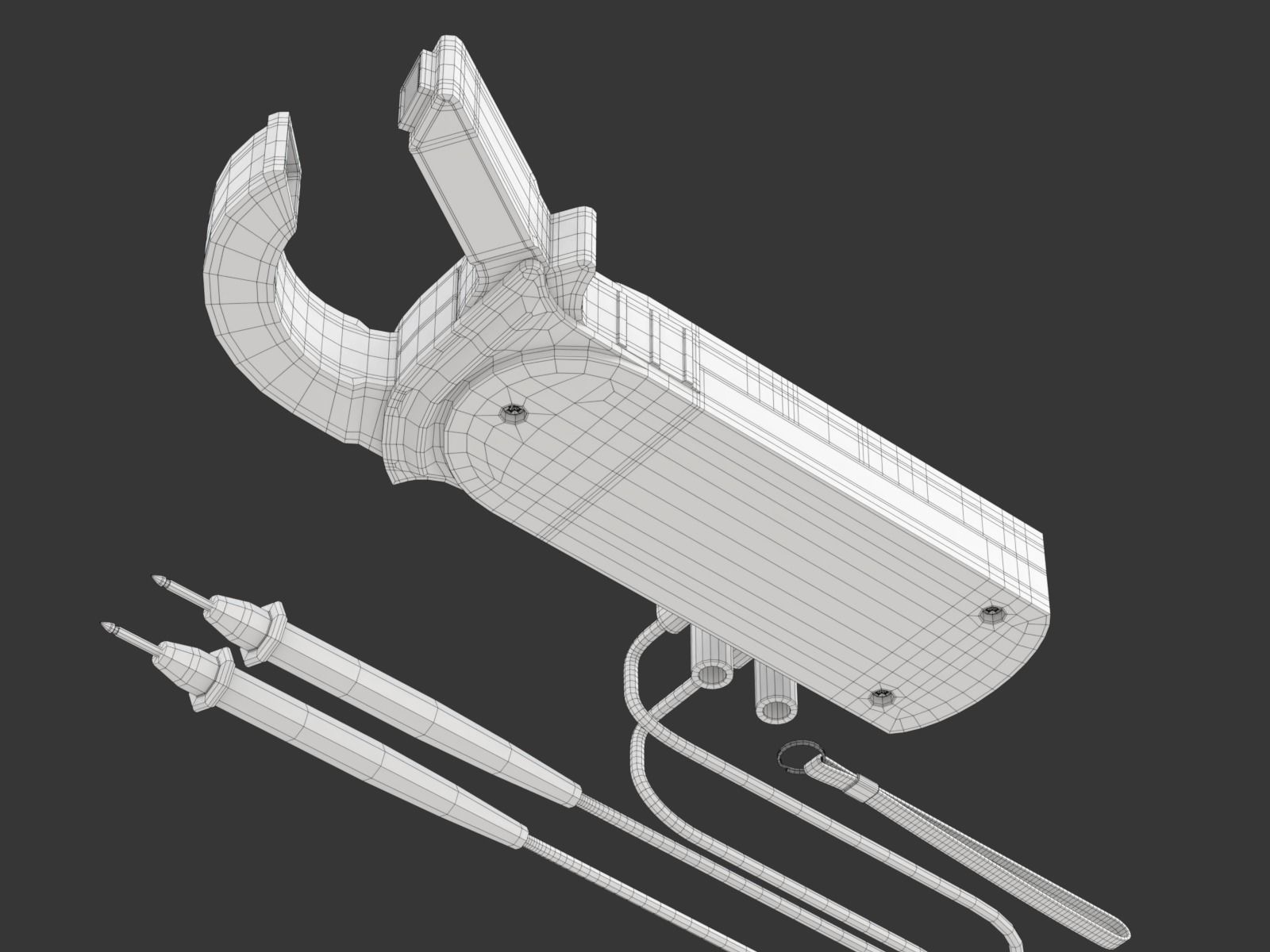 Digital Clamp Meter 3D model | CGTrader