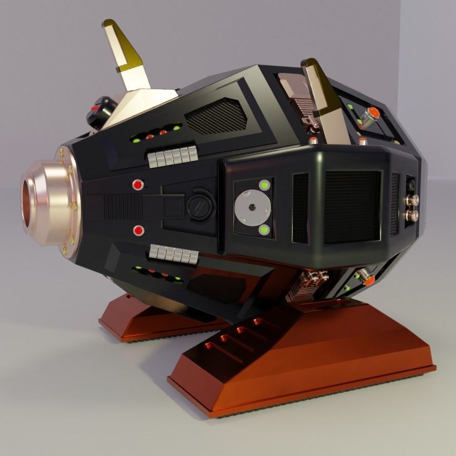 3D StarTrek Exocomp fan art | CGTrader