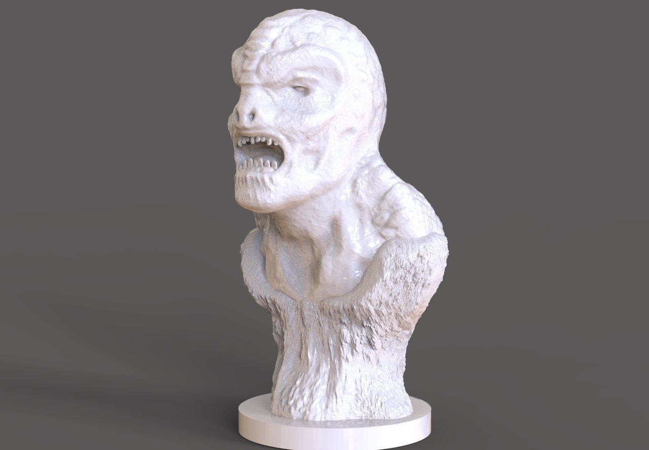 Locust Drone Bust 3D model 3D printable | CGTrader
