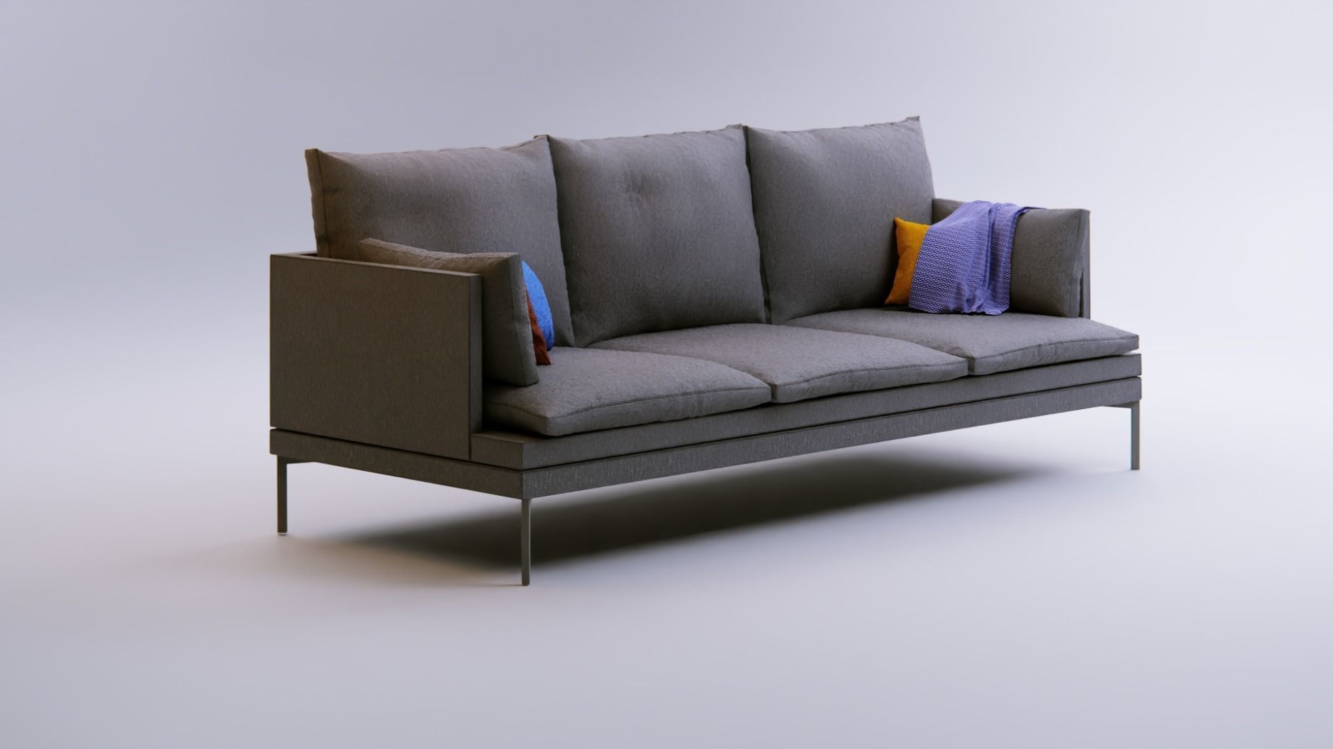 Couch - Blender free 3D model | CGTrader