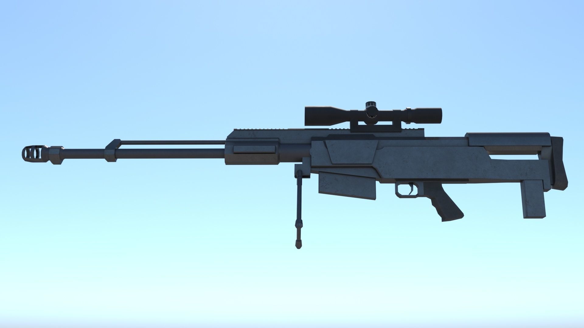 3D model Accuracy International AS50 VR / AR / low-poly | CGTrader