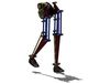Humanoid Walking Mechanism 3D model 3D printable animated rigged | CGTrader