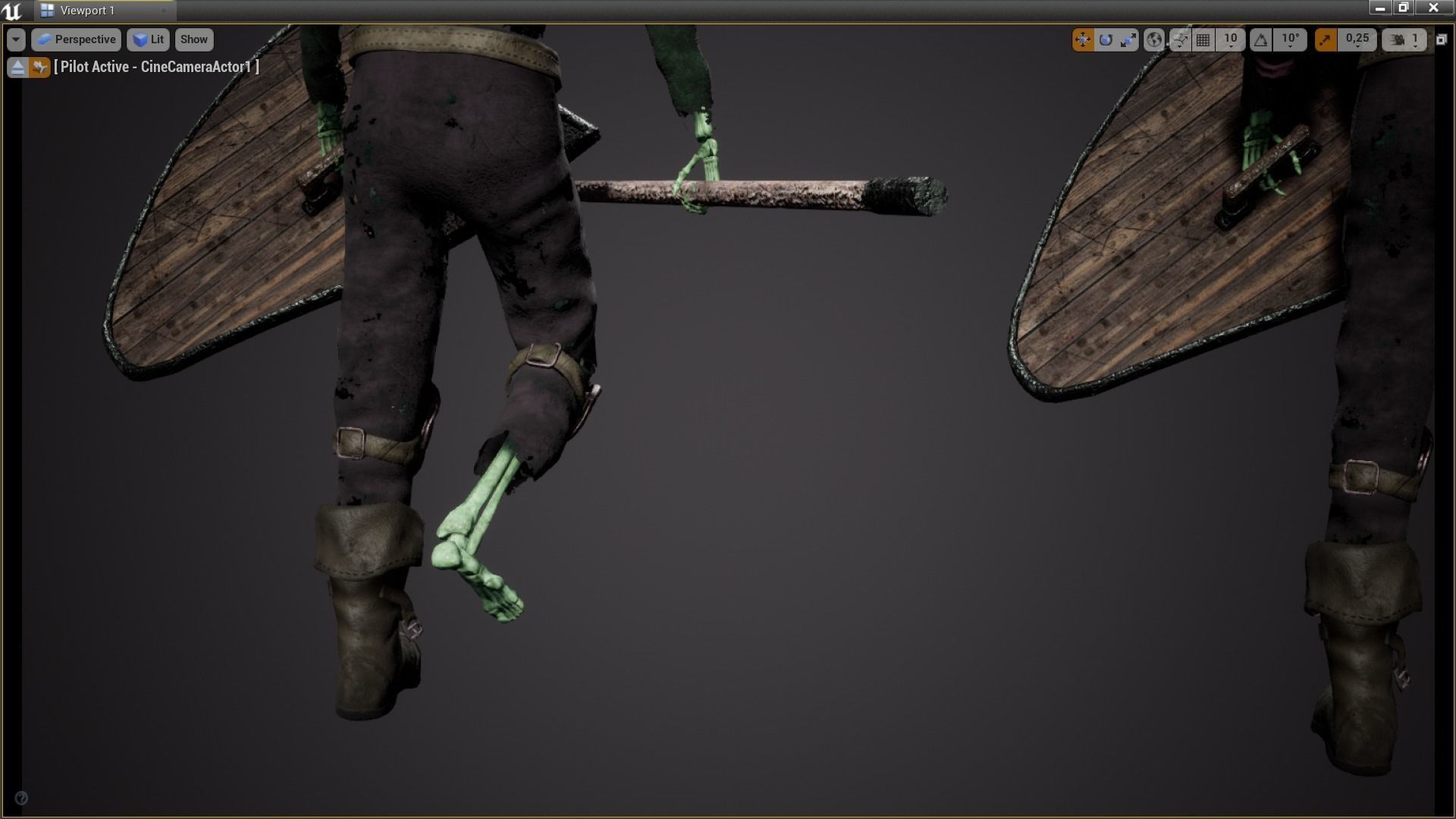 3D model Skeleton spearman VR / AR / low-poly | CGTrader