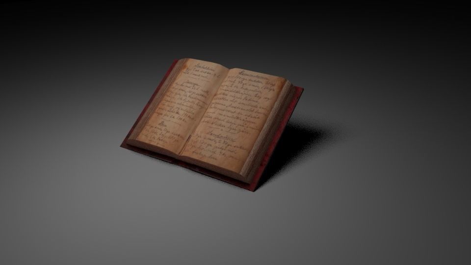open book free 3D model | CGTrader