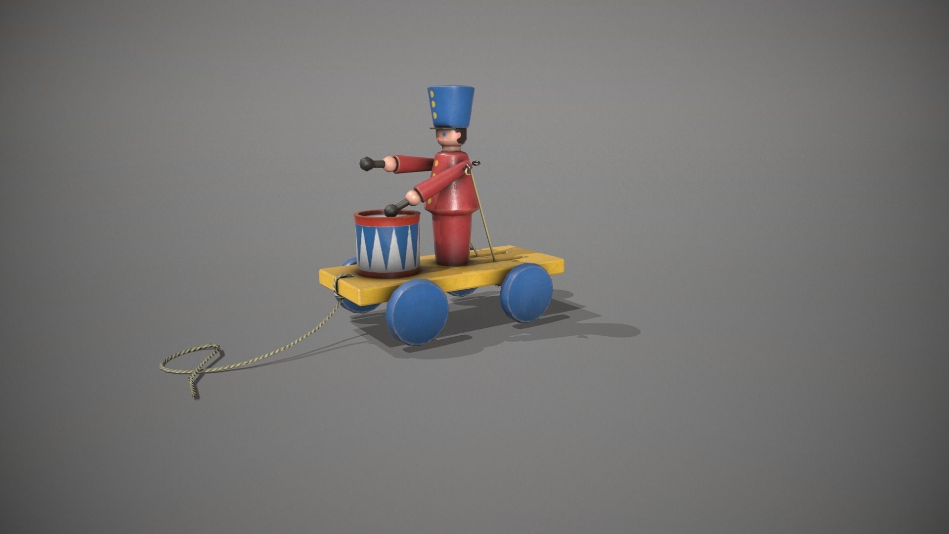 3D model Red Drummer Boy Toy VR / AR / low-poly | CGTrader