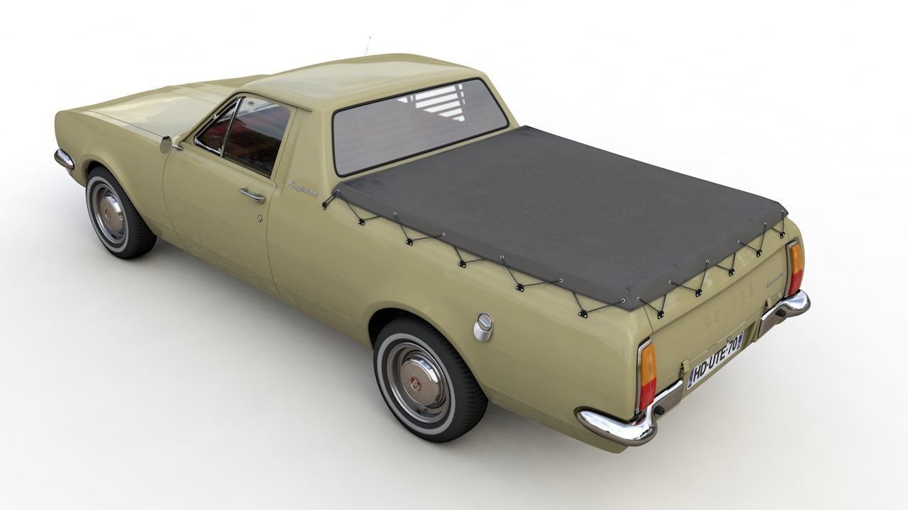 HOLDEN HG UTE KINGSWOOD 1970 3D model | CGTrader