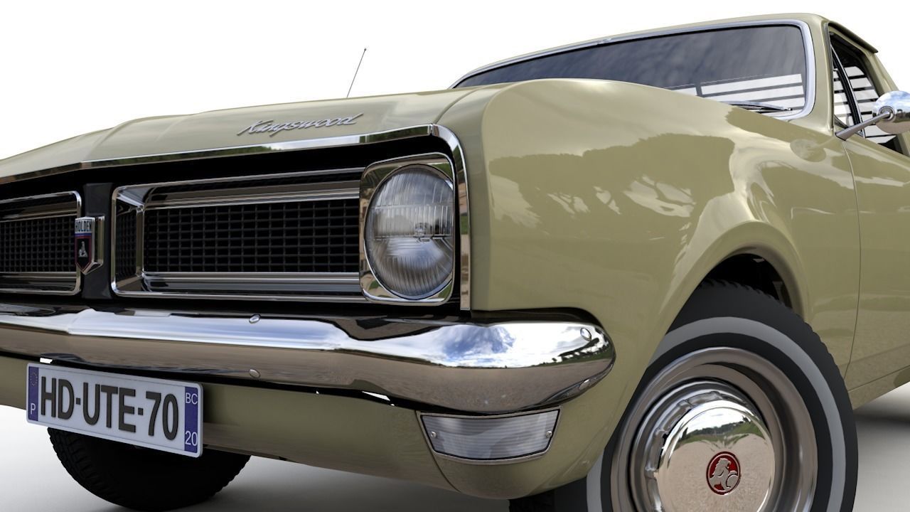HOLDEN HG UTE KINGSWOOD 1970 3D model | CGTrader