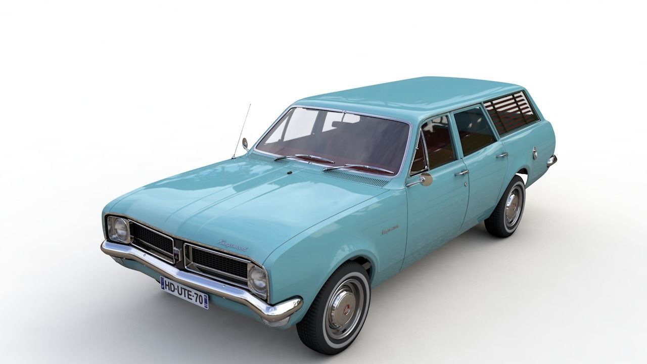 HOLDEN HG KINGSWOOD WAGON 1970 3D model | CGTrader