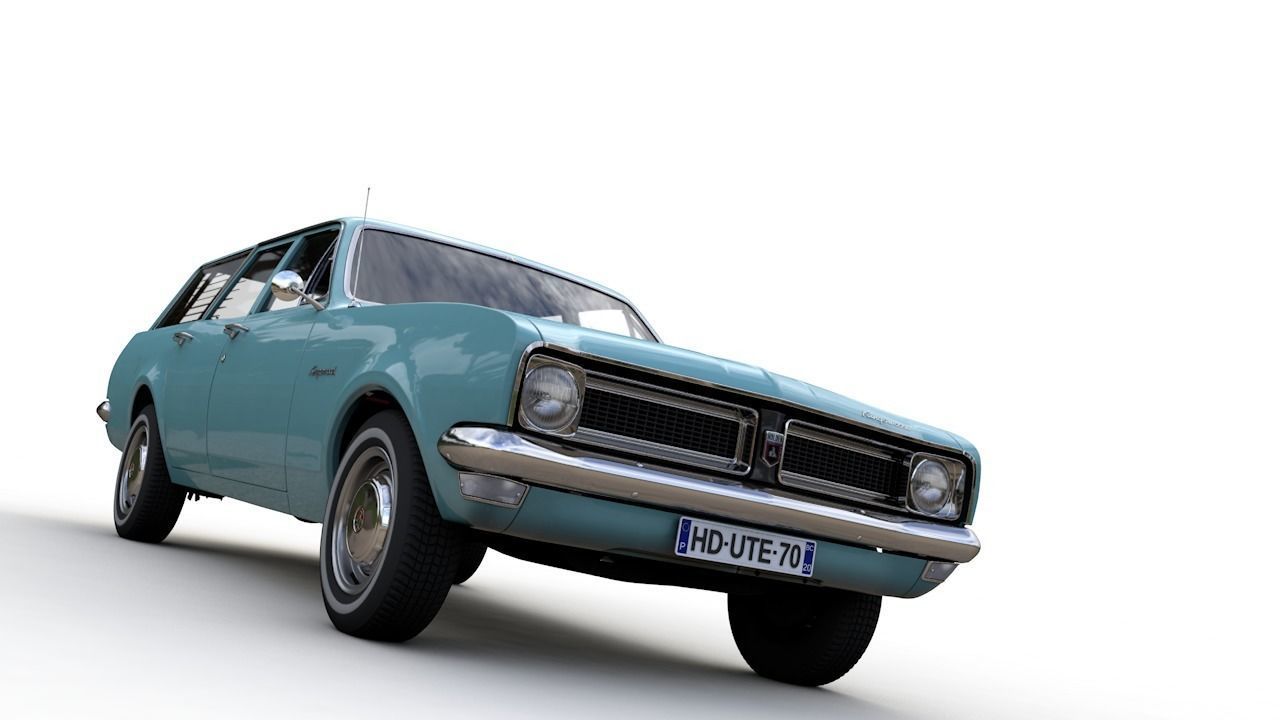 HOLDEN HG KINGSWOOD WAGON 1970 3D model | CGTrader