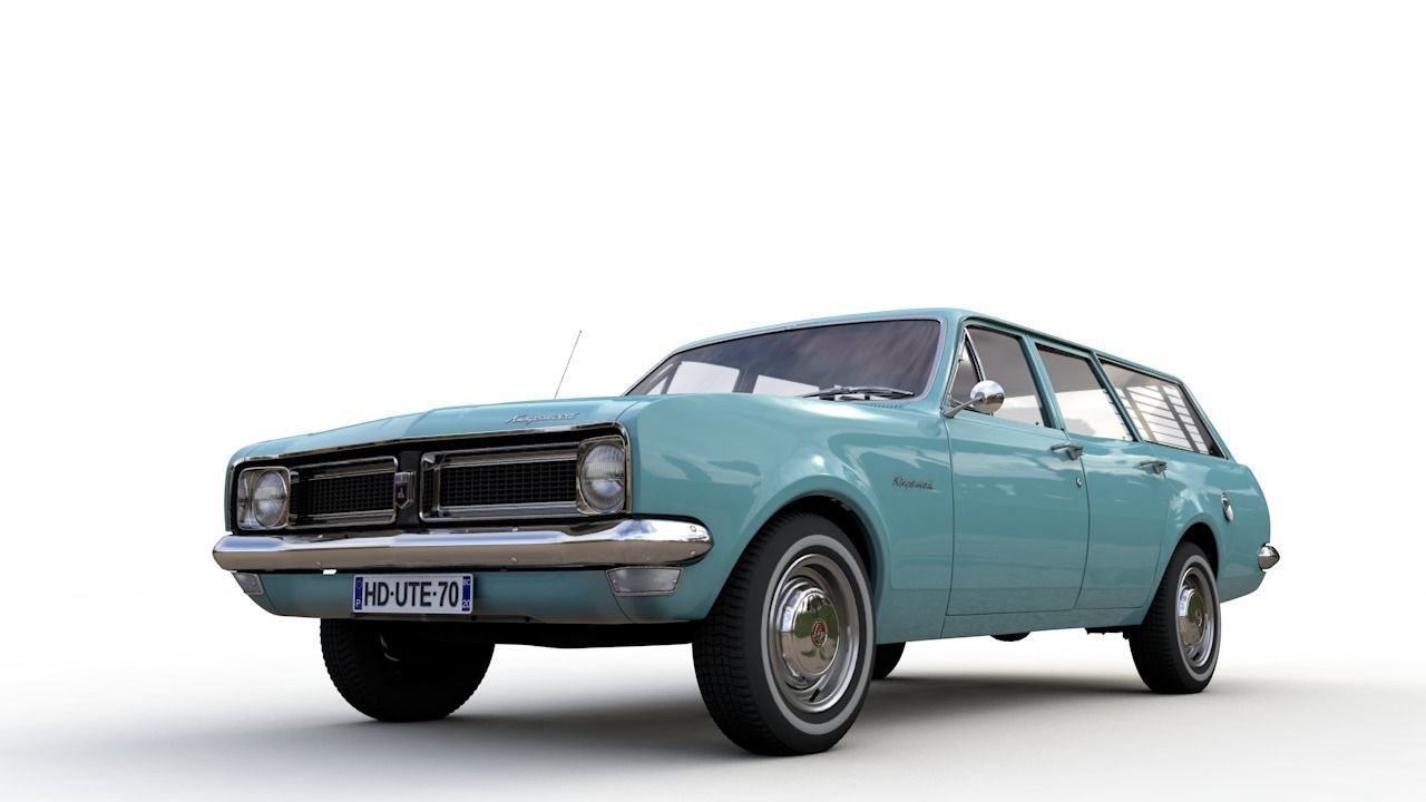 HOLDEN HG KINGSWOOD WAGON 1970 3D model | CGTrader