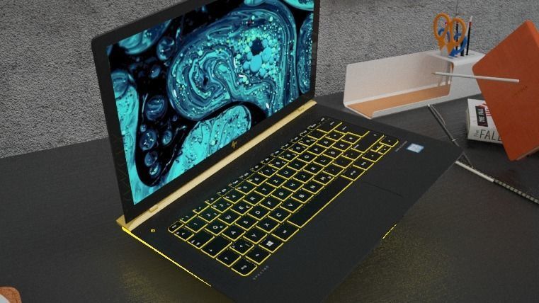 HP Spectre 2021 - CGI Fully 3D Animated Advert 3D model animated rigged ...