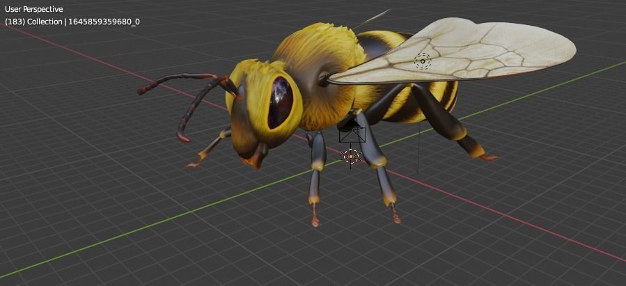 Animated Bee 3D model animated rigged | CGTrader