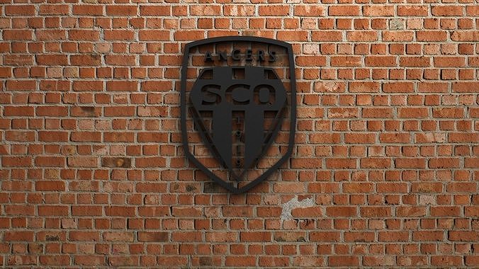 Angers SCO Logo 3D model | CGTrader