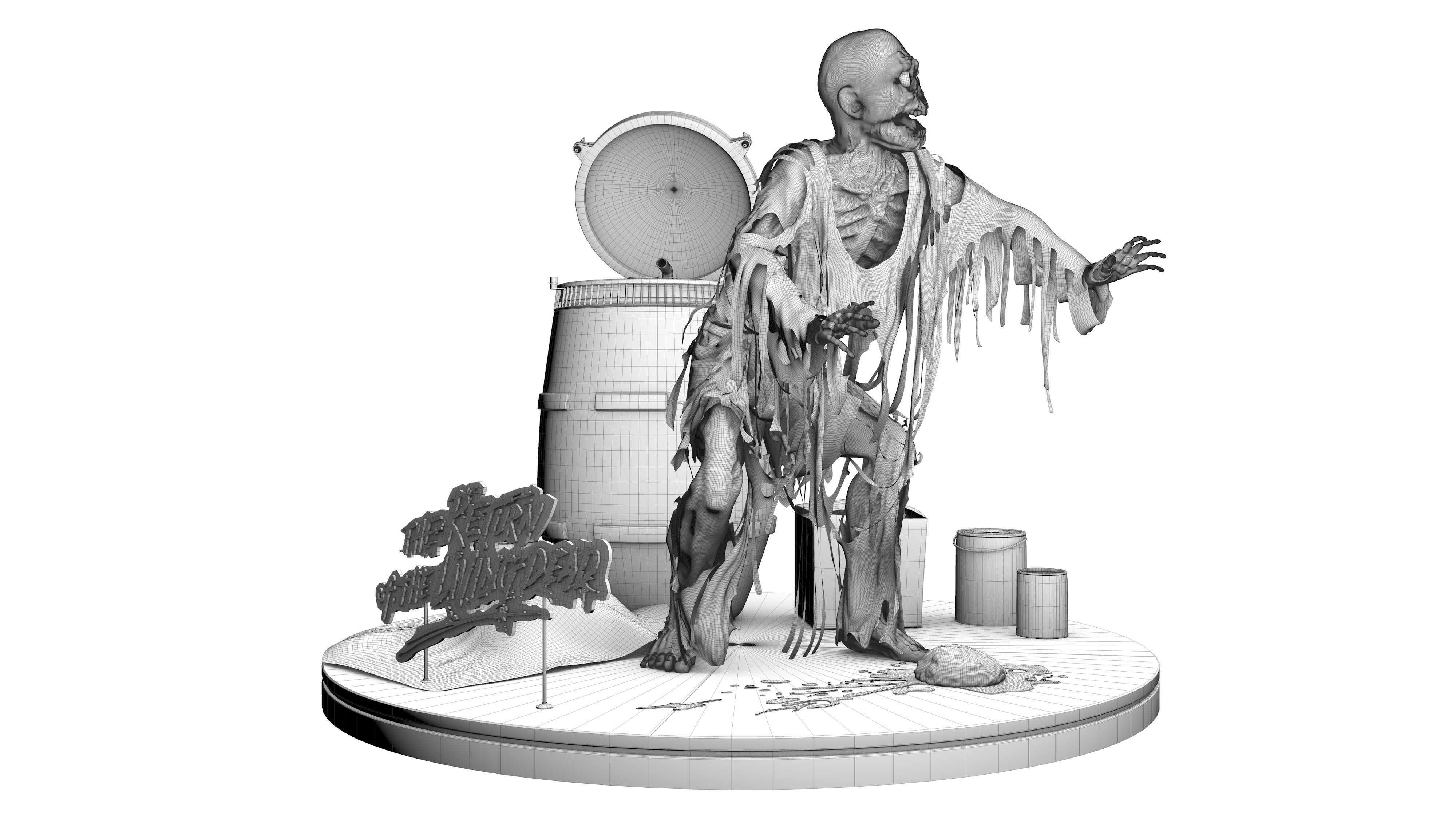 The return of the living dead 3D model | CGTrader