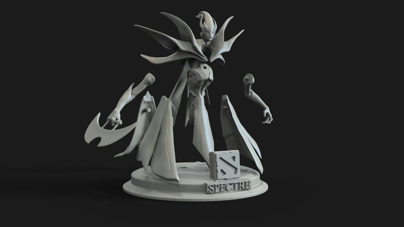spectre statue of demon 3D model 3D printable | CGTrader