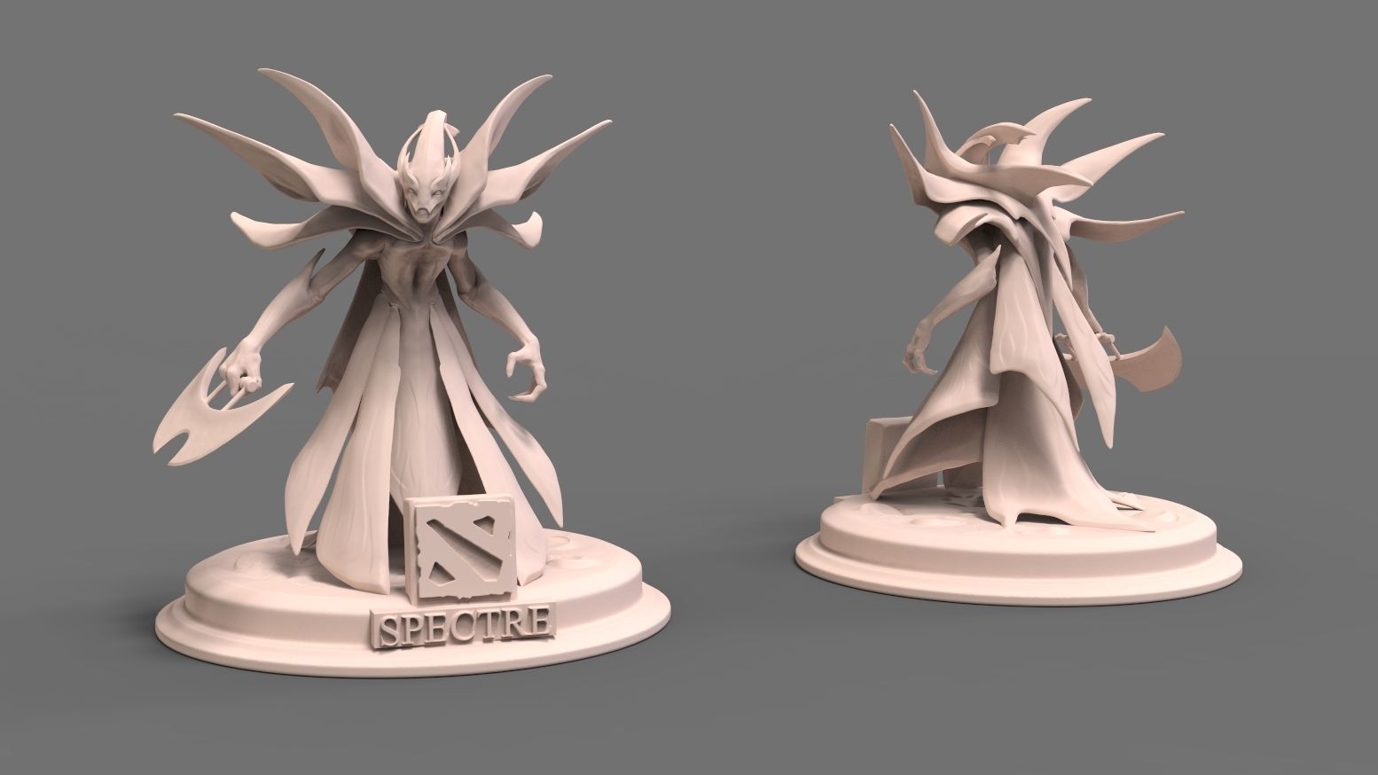 spectre statue of demon 3D model 3D printable | CGTrader