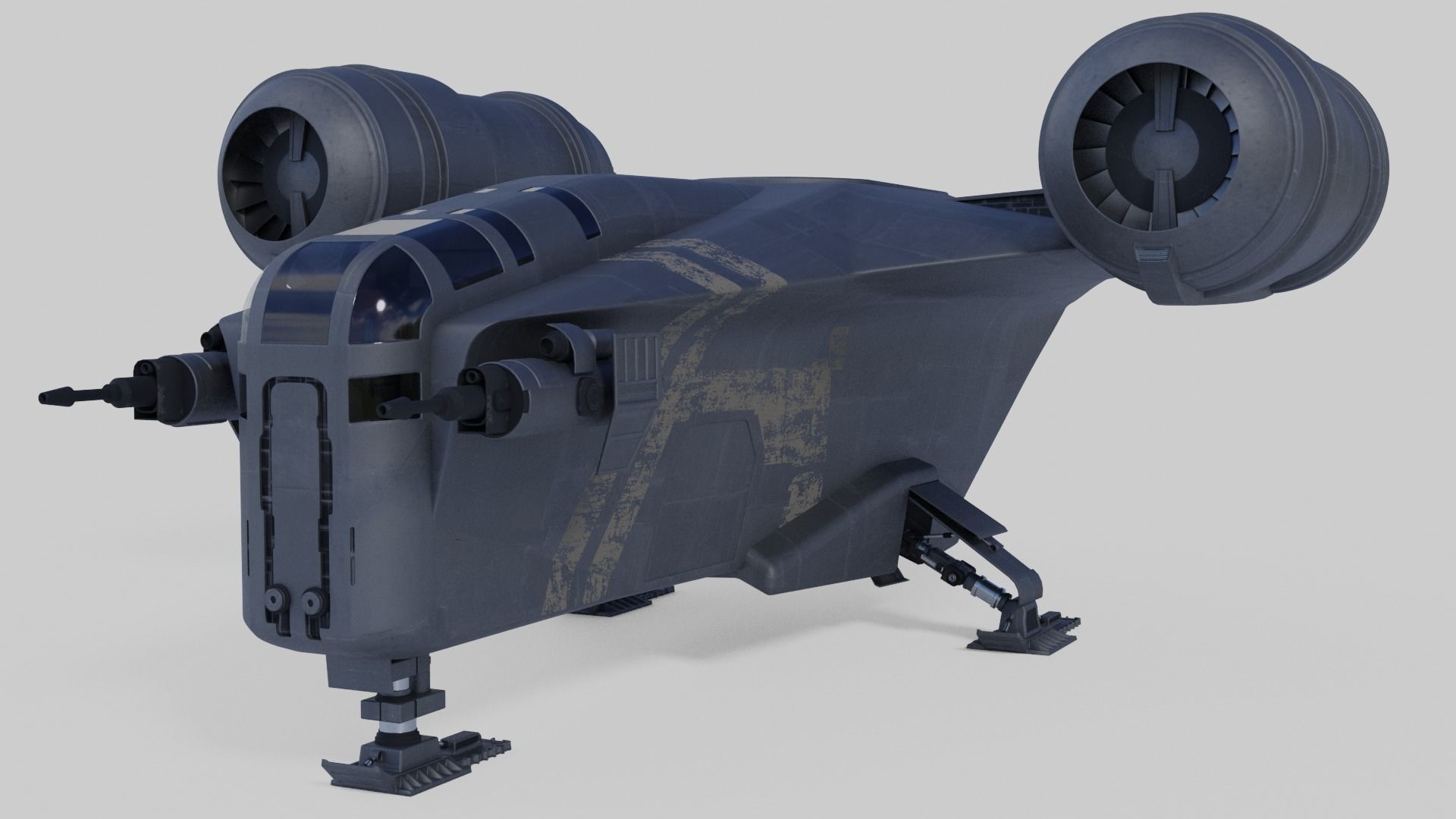 3D model Razor Crest VR / AR / low-poly | CGTrader