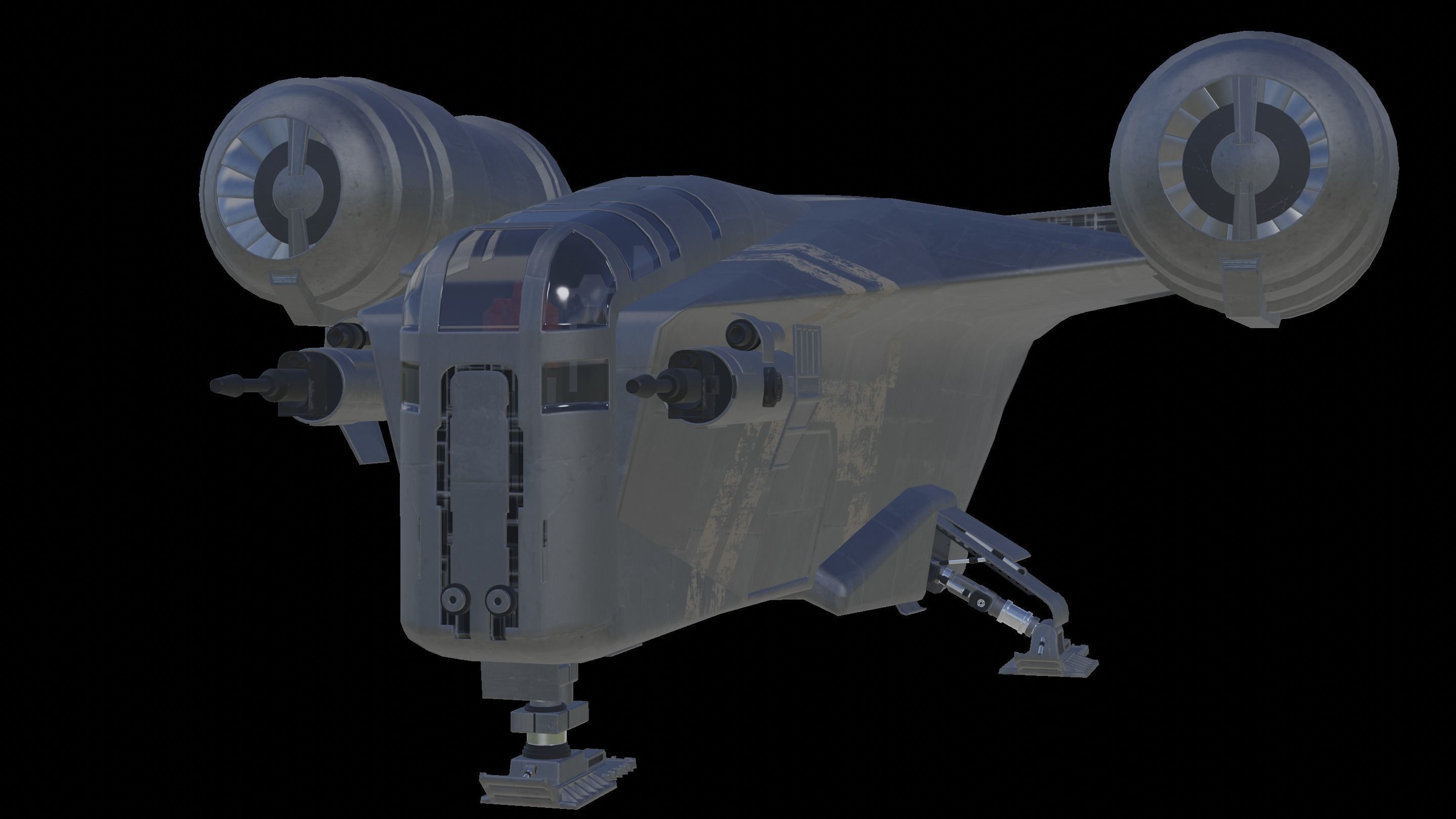 3D model Razor Crest VR / AR / low-poly | CGTrader