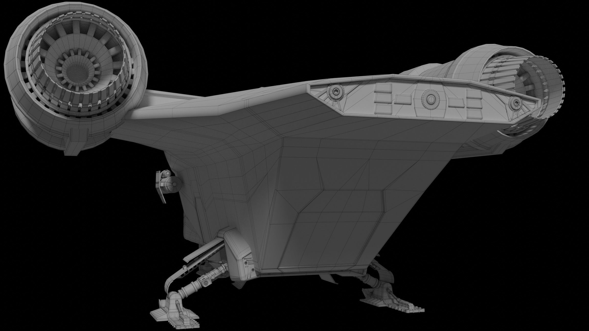 3D model Razor Crest VR / AR / low-poly | CGTrader