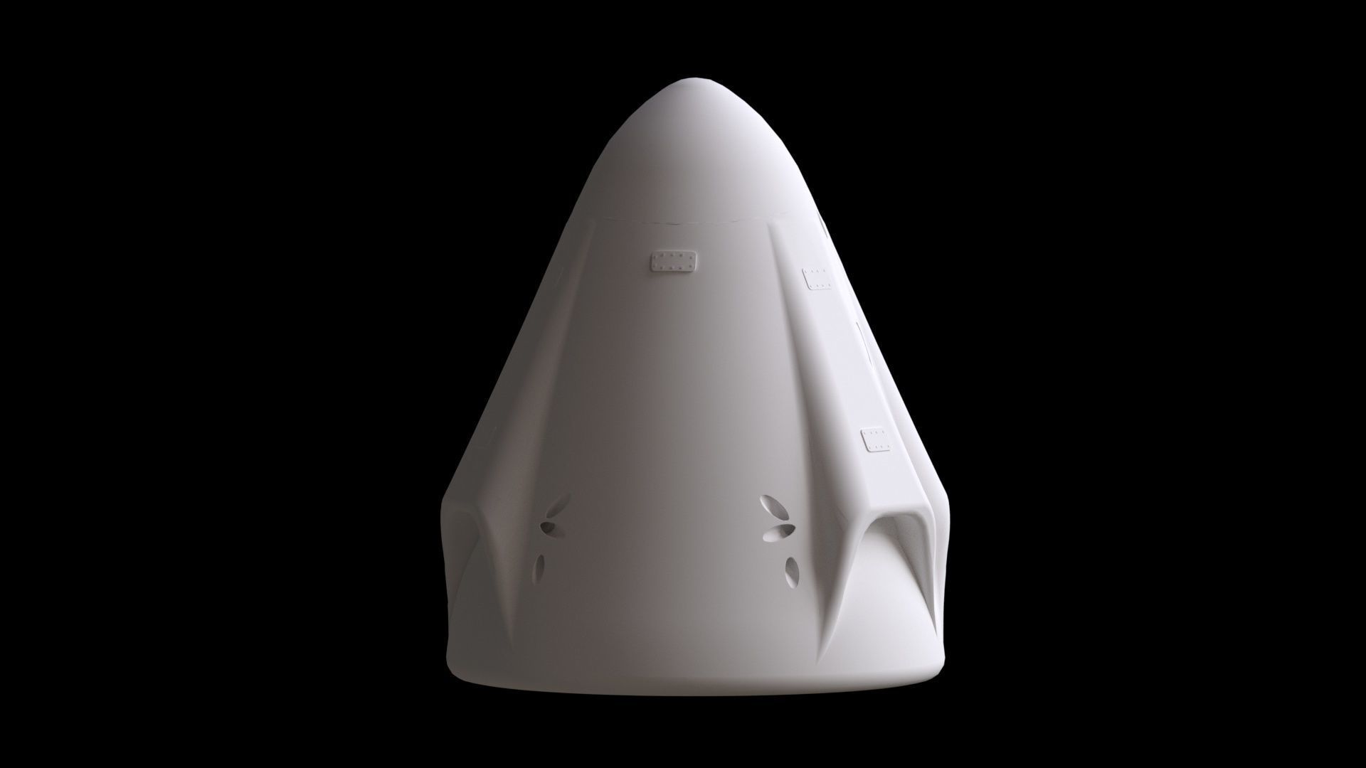 3D model Crew Dragon SpaceX Pod VR / AR / low-poly | CGTrader