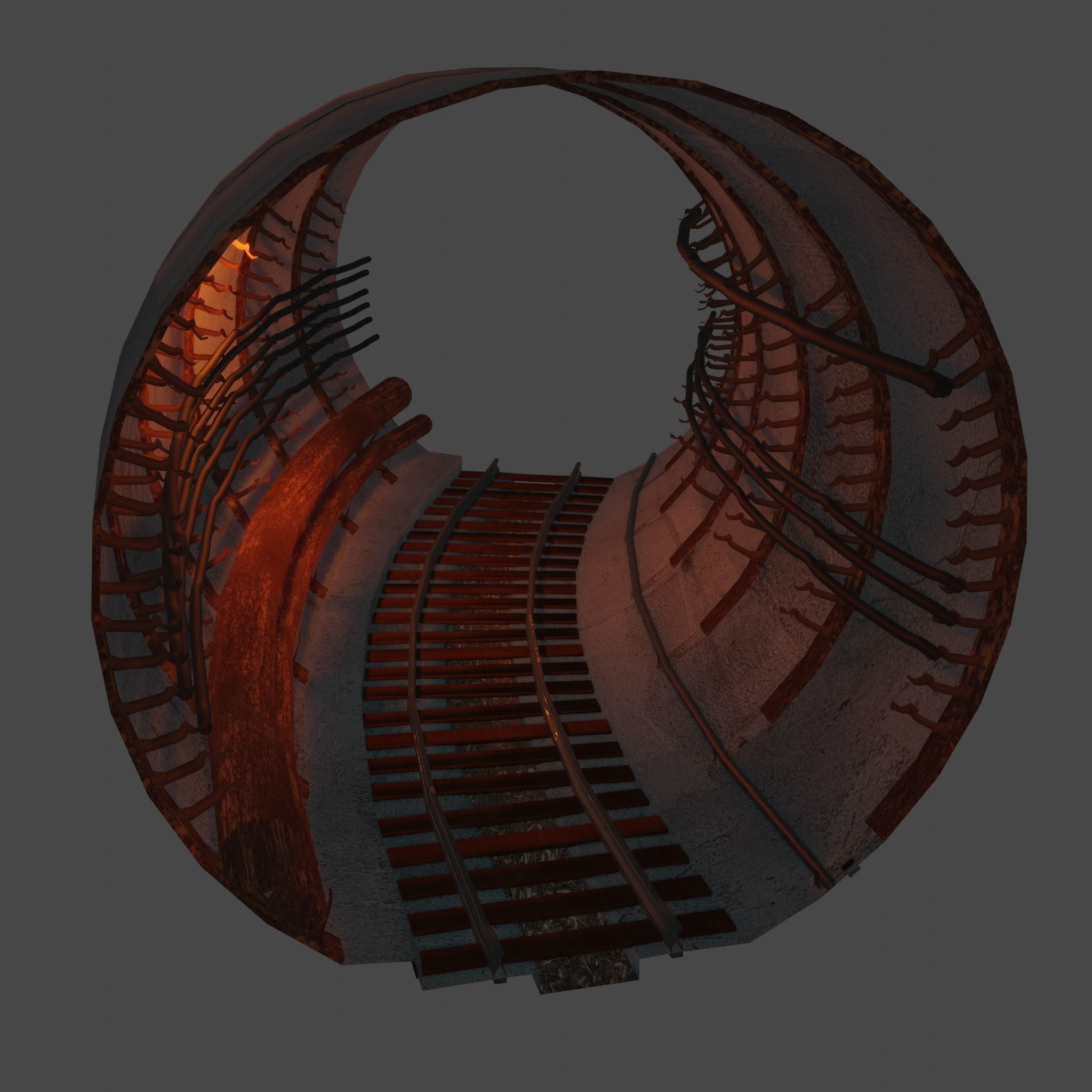 Underground pack 3D model rigged | CGTrader