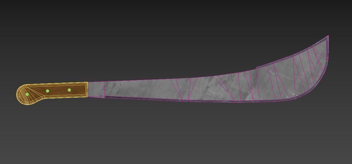 3D model Machete VR / AR / low-poly | CGTrader