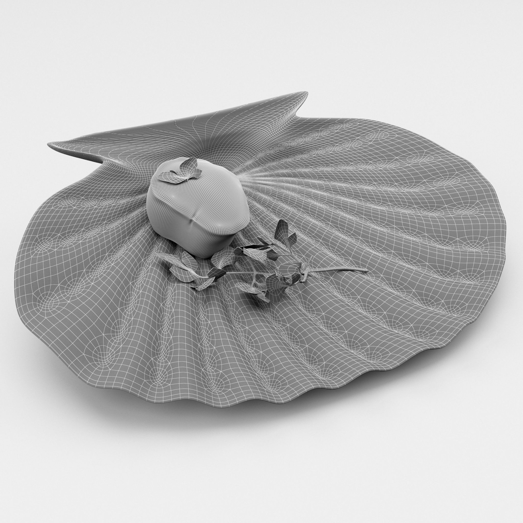 Scallop parsley shell cartoon 3D model | CGTrader
