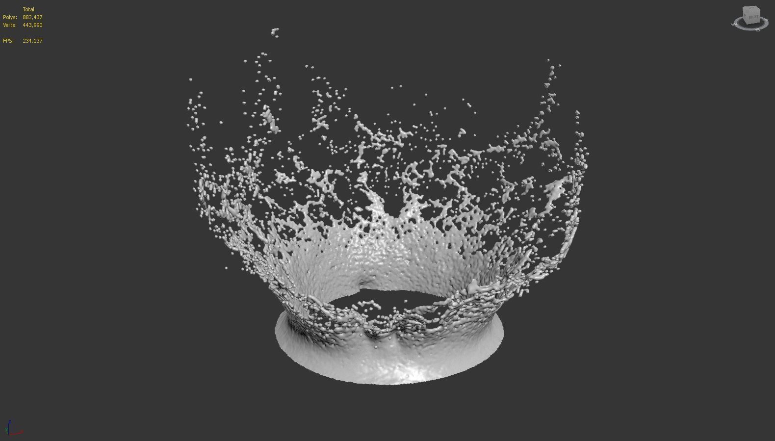 Water Splash 3D Model 3D model | CGTrader