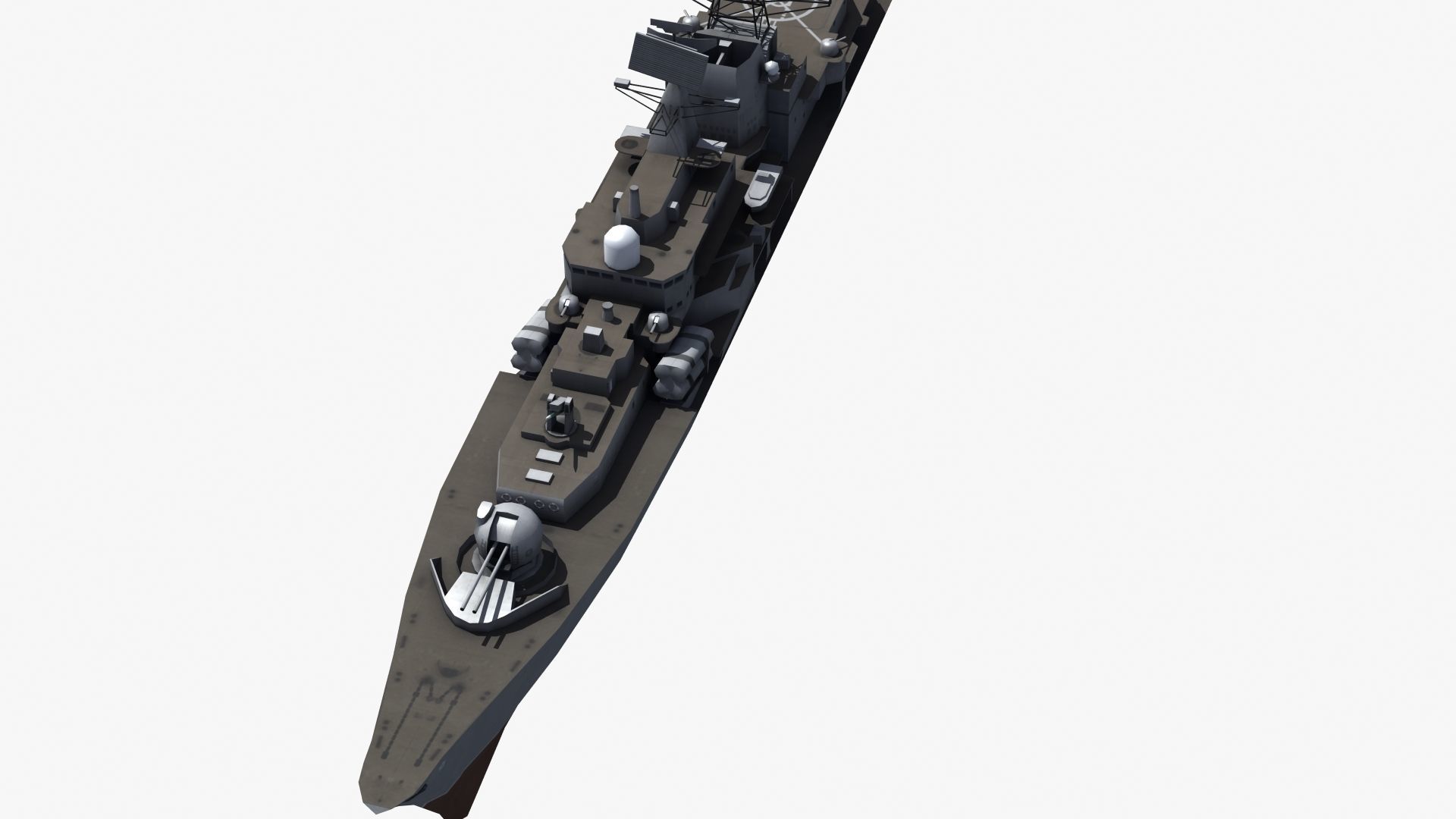 3D model Sovremenny Destroyer VR / AR / low-poly | CGTrader