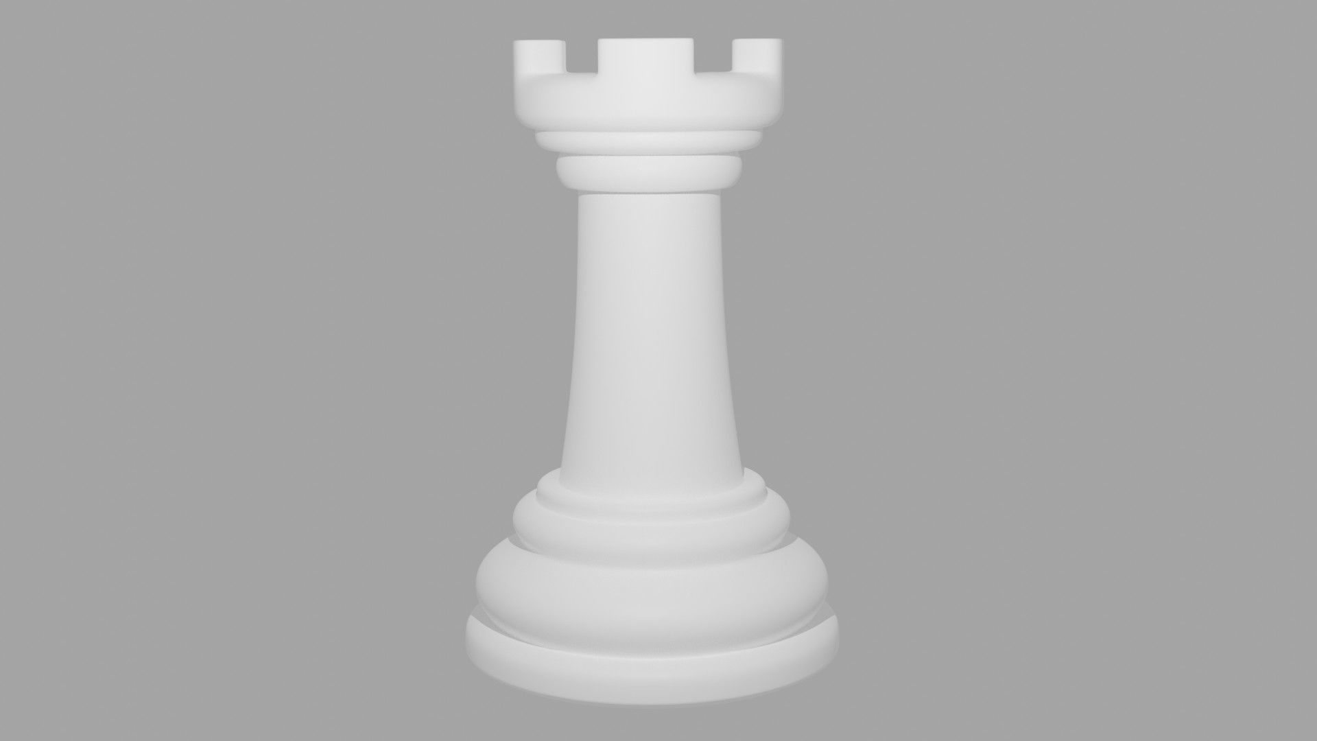 3D model Chess Rook White Piece VR / AR / low-poly | CGTrader