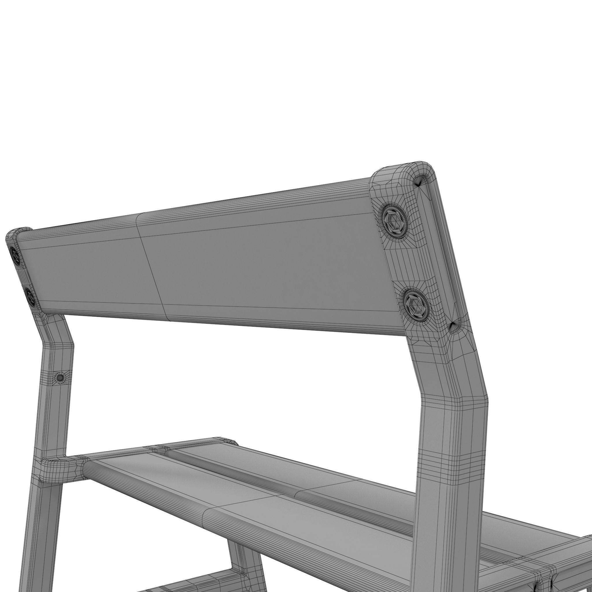 Bench simple 3D model | CGTrader