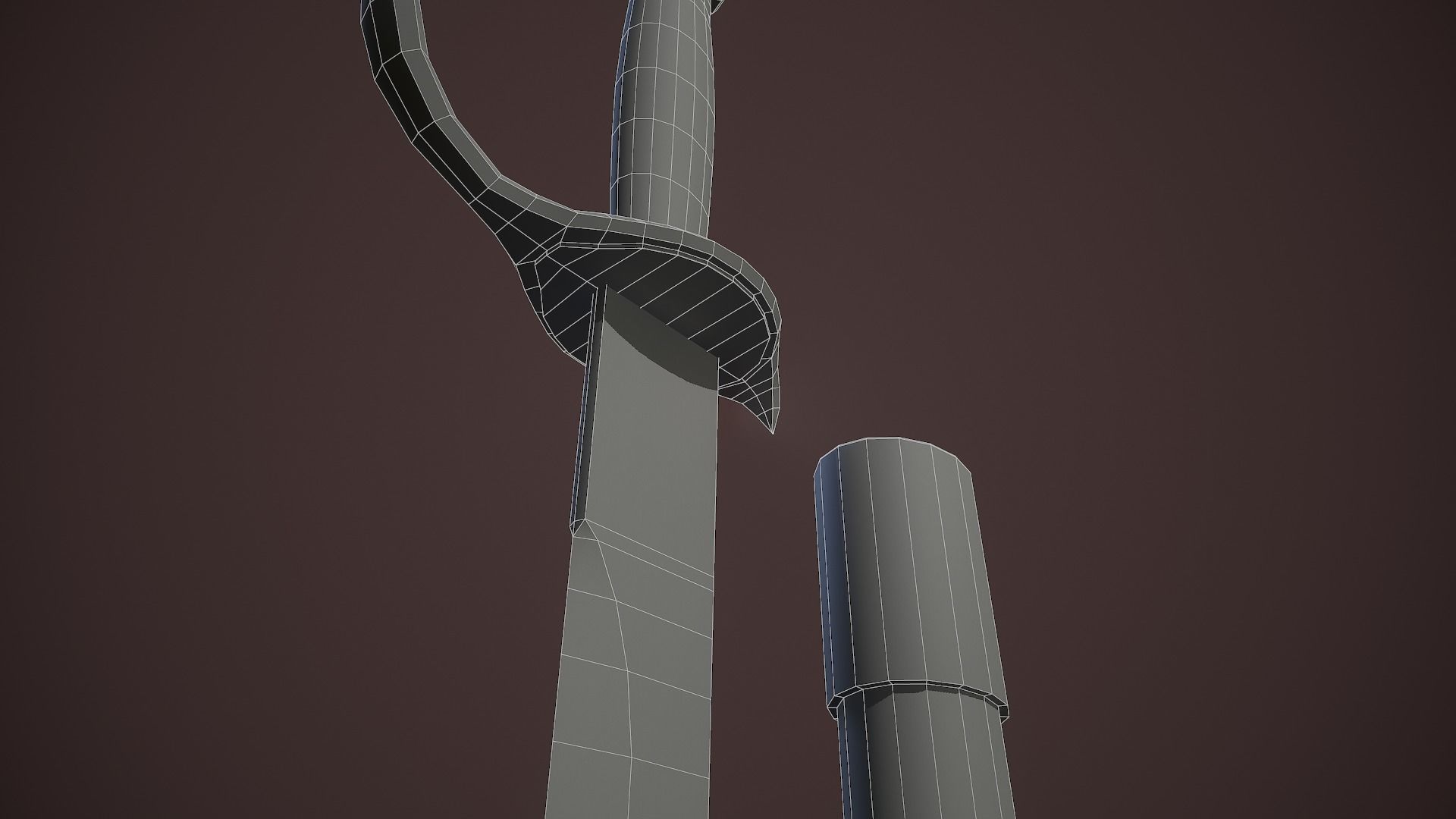 3D model Pirates Cutlass Sword And Sheath VR / AR / low-poly | CGTrader