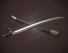 Low-poly Cutlass 3D Models | CGTrader