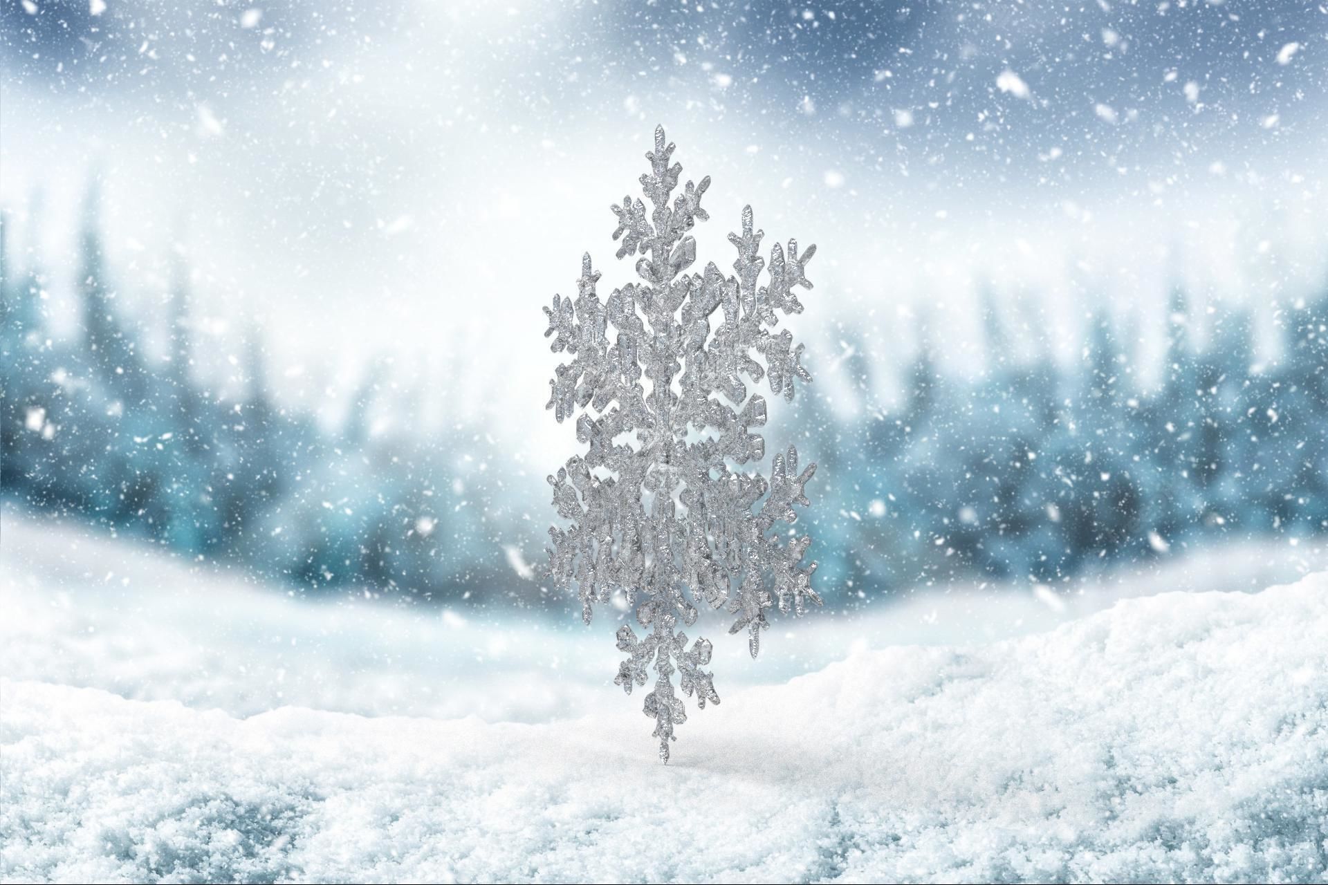 Realistic snowflake 3D model | CGTrader