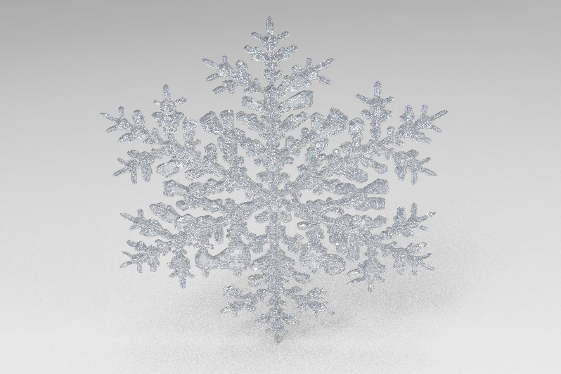 Realistic snowflake 3D model | CGTrader