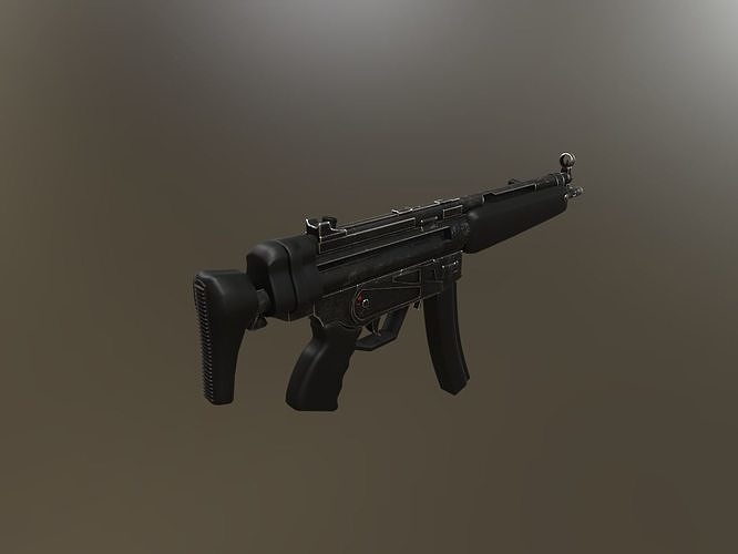 MP5A3 3D model | CGTrader