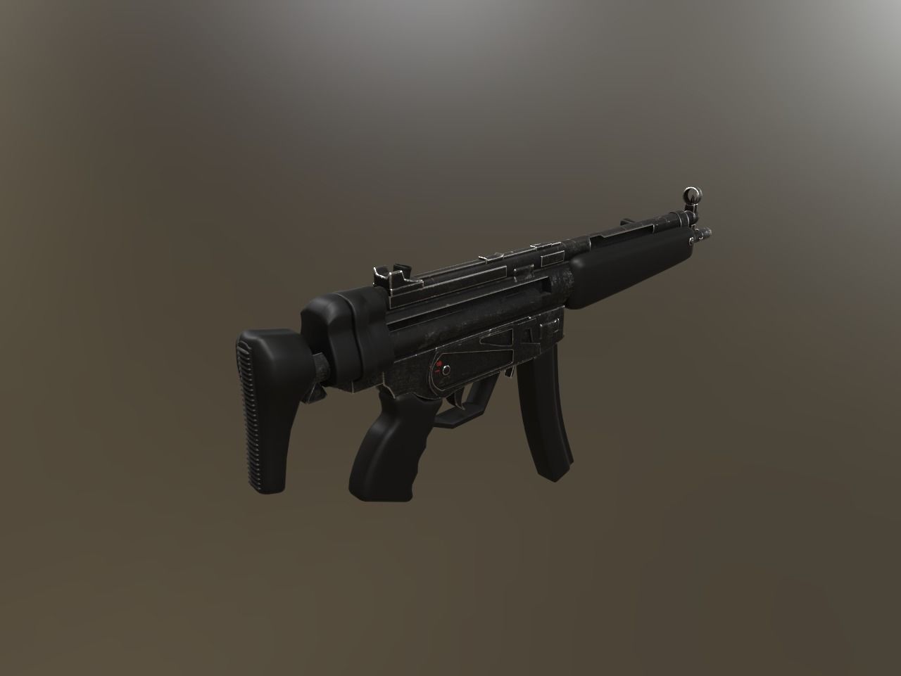 MP5A3 3D model firearm | CGTrader