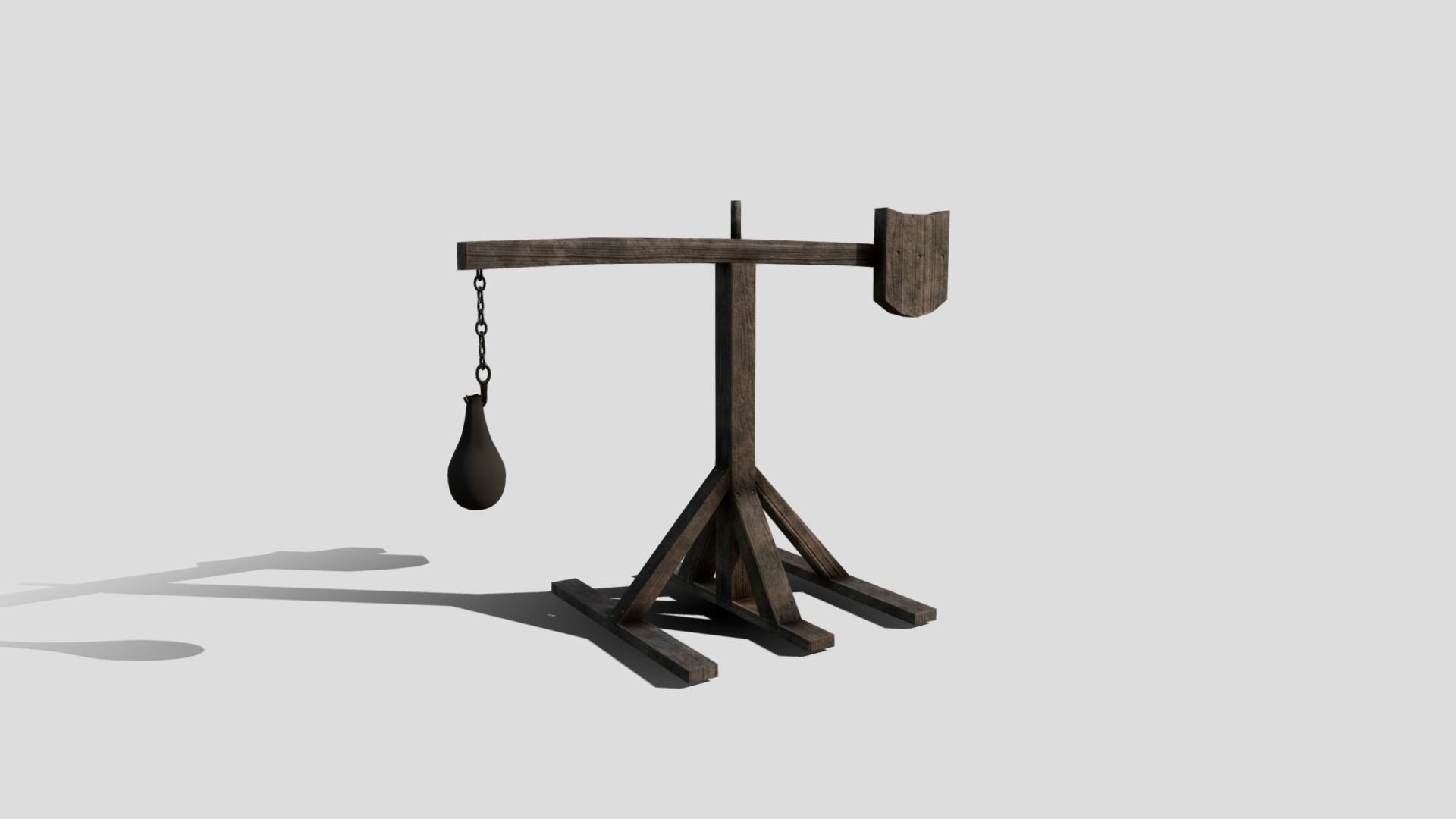 3D model Medieval Quintain VR / AR / low-poly | CGTrader