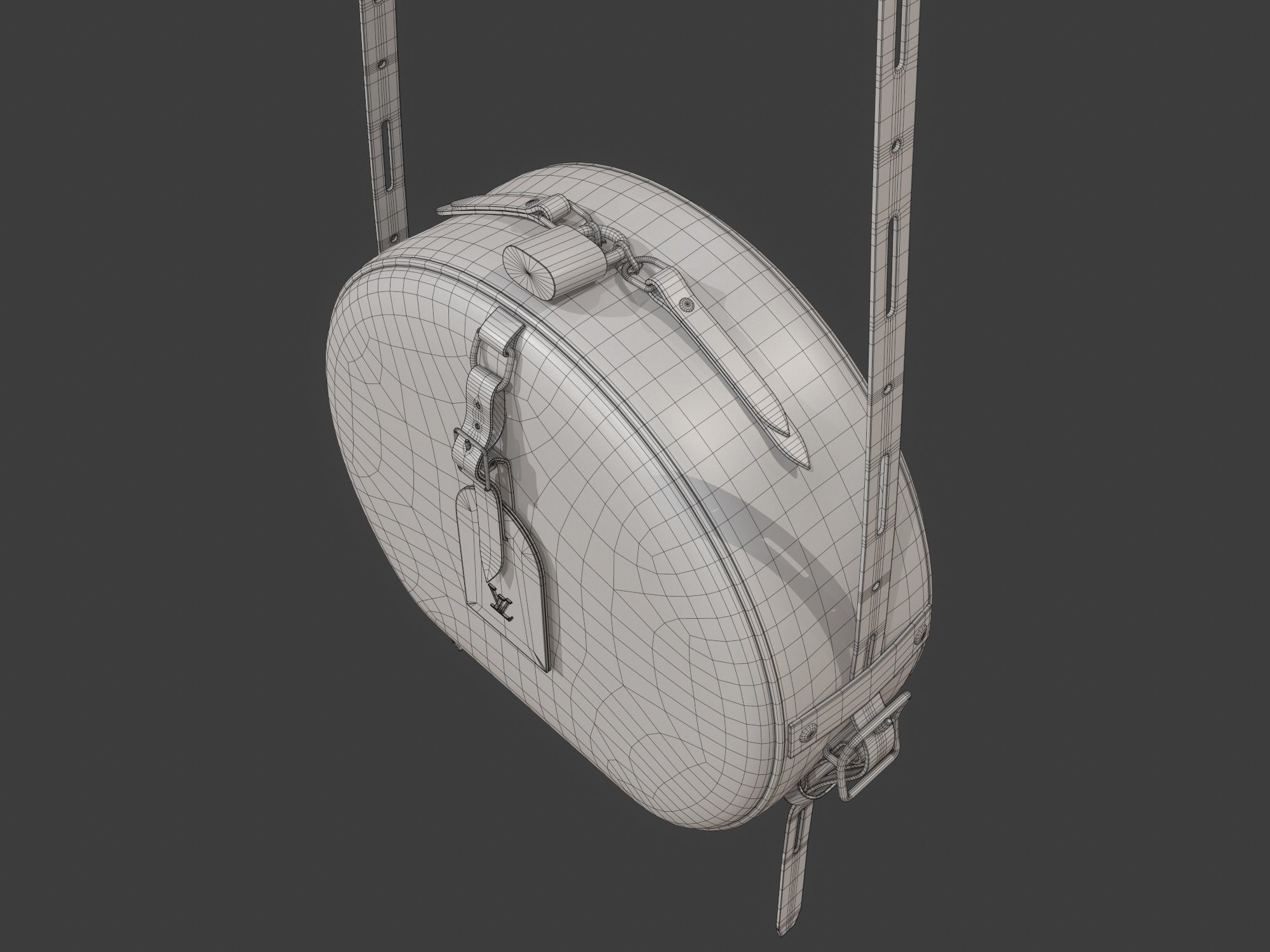 3D model Louis Vuitton Boite Chapeau Souple Bag Monogram Leather VR ...