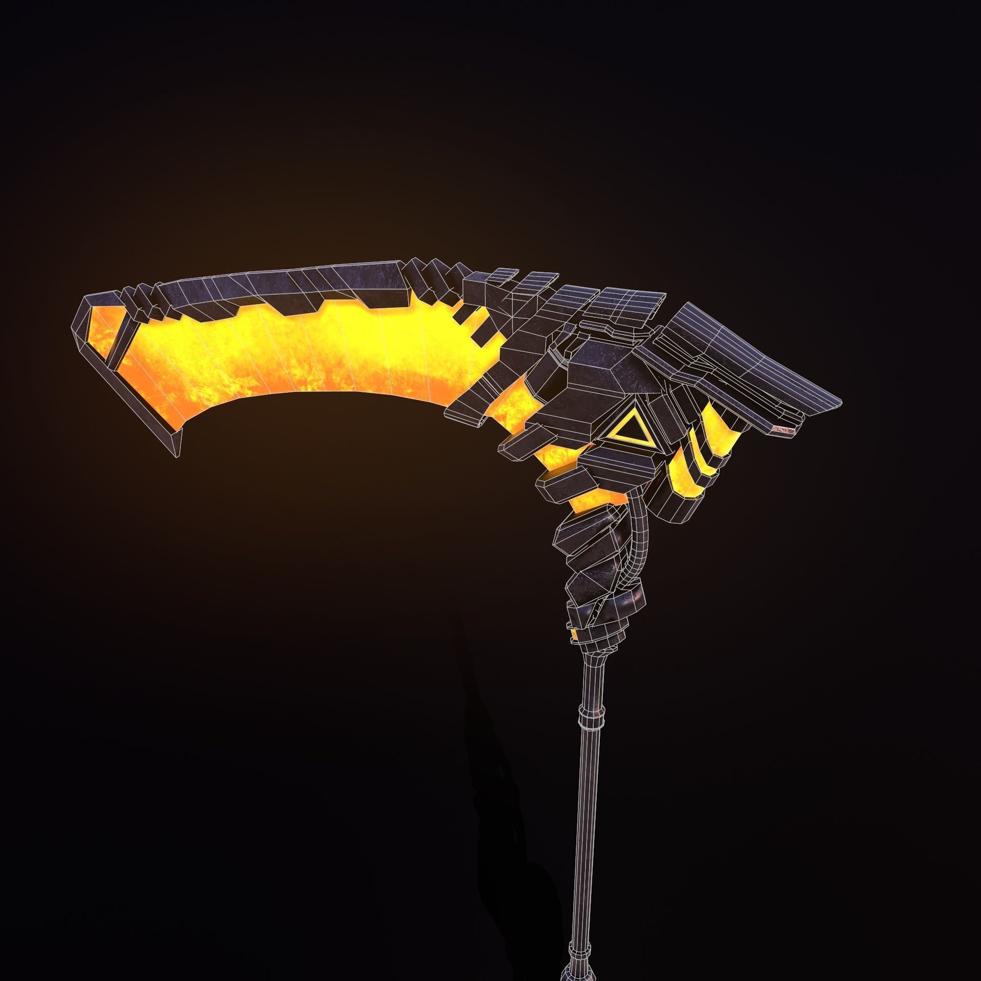 3D model Sci-fi Scythe Raptor 2 VR / AR / low-poly | CGTrader