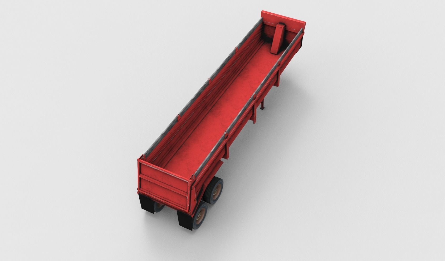 3D model Trailer Lufkin 2000 Dump VR / AR / low-poly | CGTrader