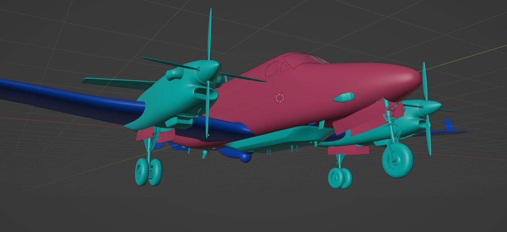 3D model Airplane Beeccraft - RAW - Shadow R1 ISTAR VR / AR / low-poly ...